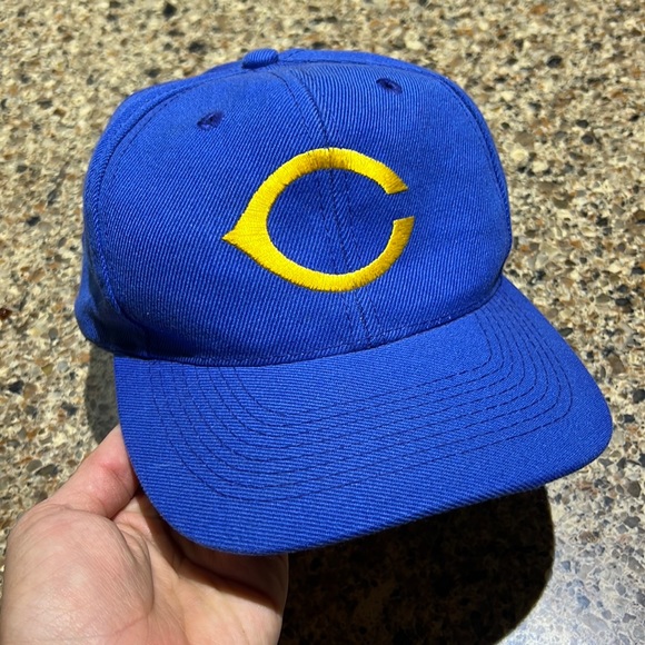 OTTO | Accessories | Vintage Blue Yellow Cincinnati Snapback Hat ...